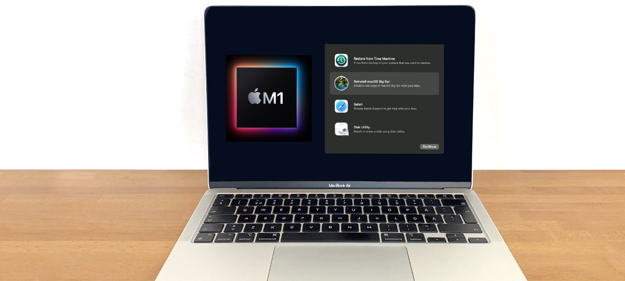 Starta macOS Recovery i Mac-datorer med M1-chippet | enkelteknik.se